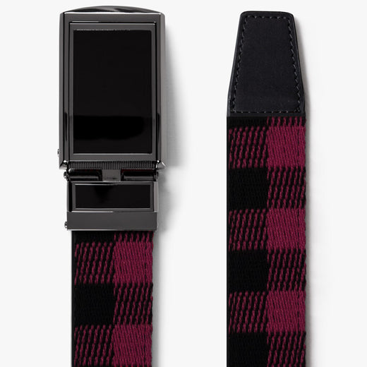 Buffalo Check Belt | SlideBelt | Ratchet Belt without Holes by ...