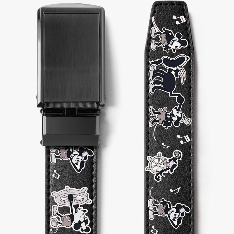 Midnight Steamboat Willie Belt | SlideBelt | Ratchet Belt without Holes ...