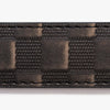 Distressed Black Checkered Belt | Ratchet Belt without Holes Adjustable ...