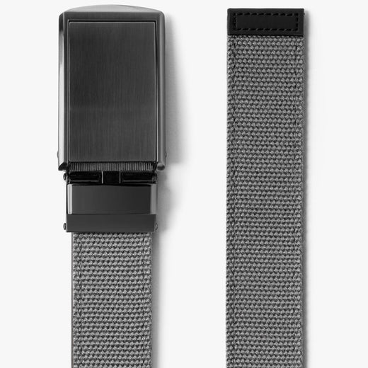 Grey Canvas Belt | Ratchet Belt without Holes Adjustable Belt Survival ...
