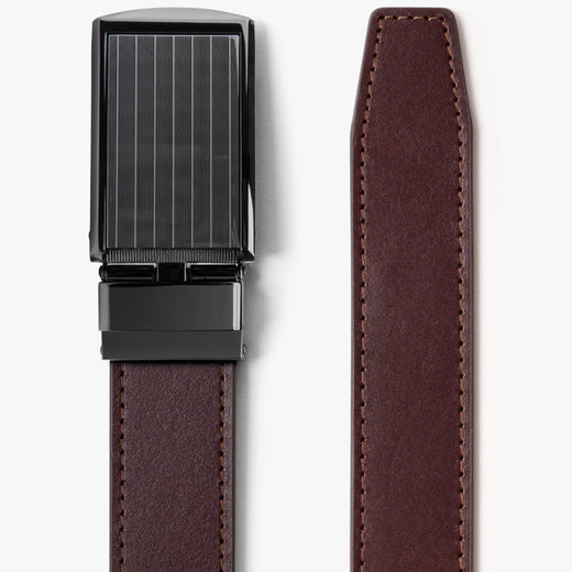 Mens Cordovan Belt | Cordovan Full Grain Leather Belt | Ratchet Belt ...
