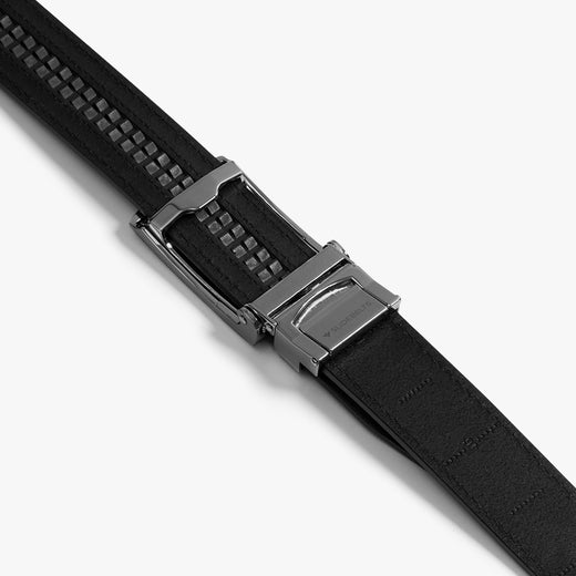 Ash Full Grain Leather Belt | Ratchet Belt without Holes Adjustable ...